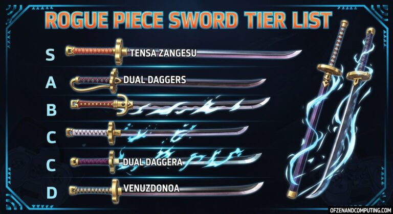 Rogue Piece Sword Tier List (March 2026) Complete Guide