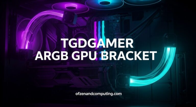 TGDGAMER ARGB GPU Bracket Review: Cool Support That Works