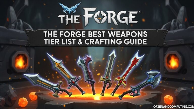 The Forge Best Weapons Type Tier List (March 2026) How to Craft Guide