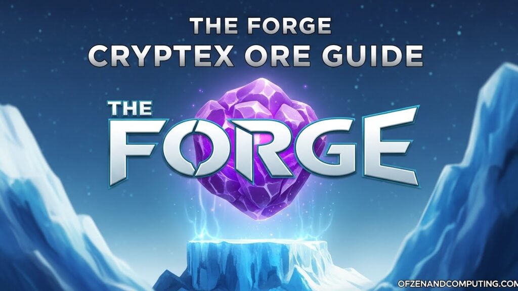 The Forge Cryptex Ore Complete Guide (March 2026) Complete Walkthrough