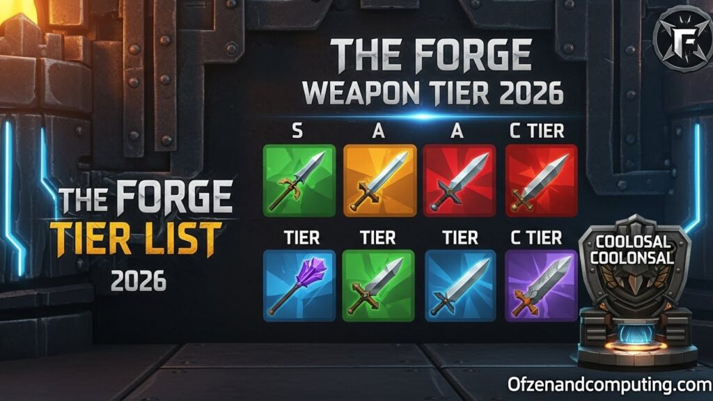 The Forge Weapon Tier List (March 2026) Ultimate Meta Guide