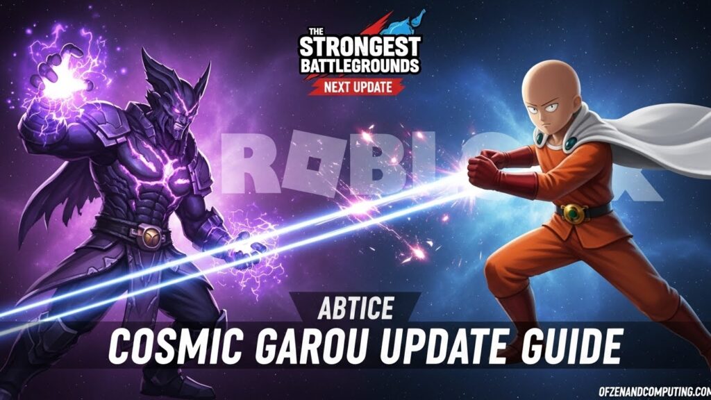 The Strongest Battlegrounds Next Update March 2026 Cosmic Garou Guide