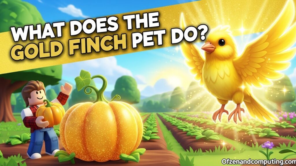 Grow a Garden: Gold Finch Effects (March 2026) Expert Guide