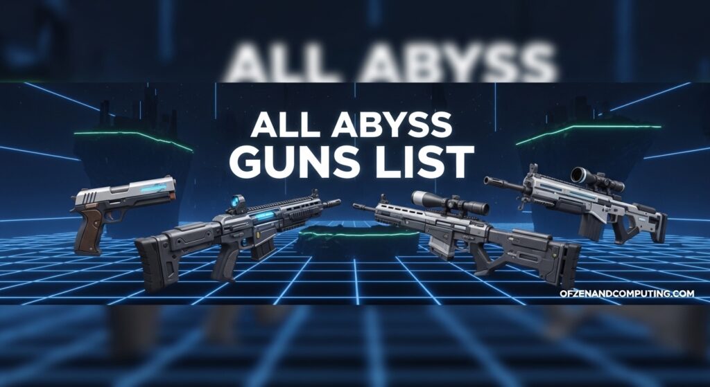 Roblox Abyss Guns List (March 2026) Locations, Damage & Progression