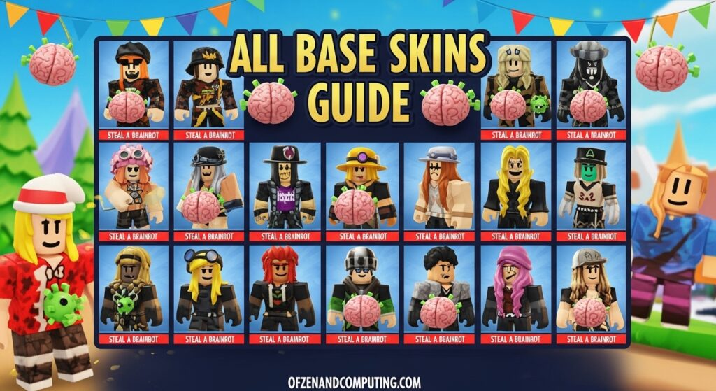 All Base Skins in Steal a Brainrot Guide (March 2026) How to Get Them