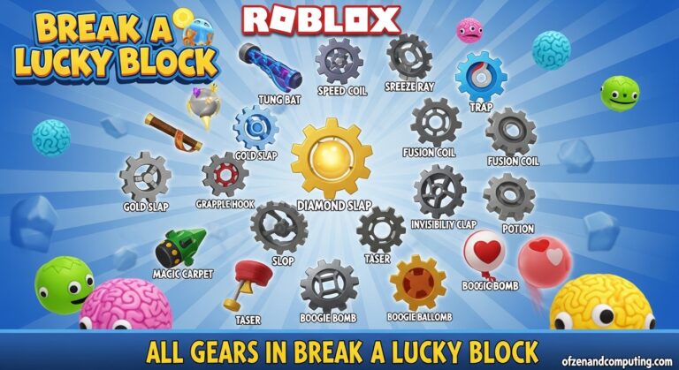 All Gears in Break a Lucky Block (March 2026) Complete Guide