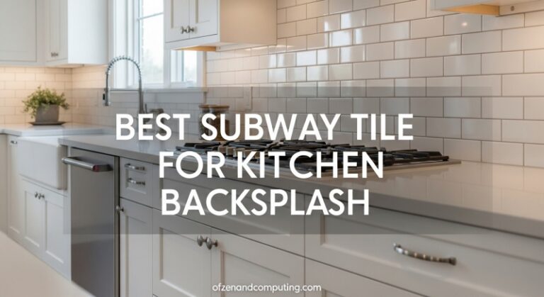 8 Best Subway Tile For Kitchen Backsplash (March 2026) Top Options Compared