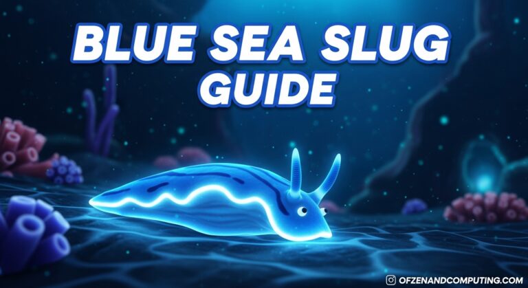 How to Catch Blue Sea Slug in Fisch (March 2026) Ultimate Guide