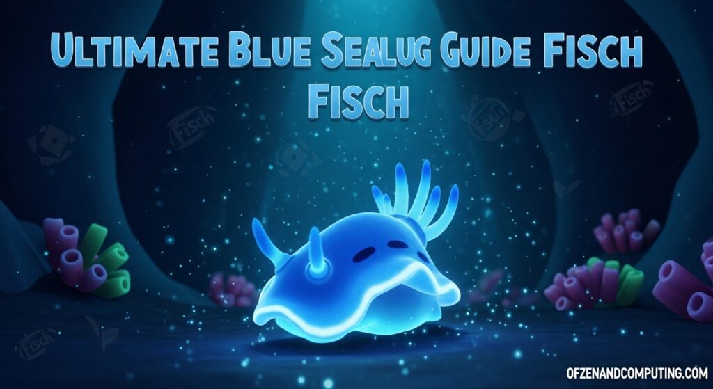 How To Catch Blue Sea Slug Fisch Fast (March 2026) Complete Guide
