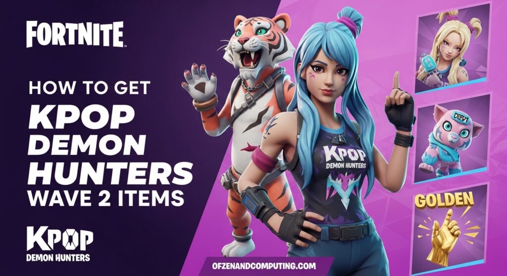 How to Get Kpop Demon Hunters Skins in Fortnite (March 2026) Wave 2 Items
