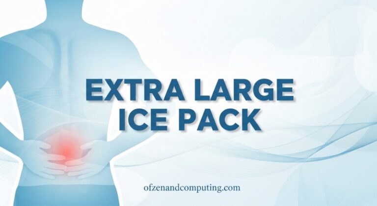 KingPavonini Extra Large Ice Pack for Back Pain Relief