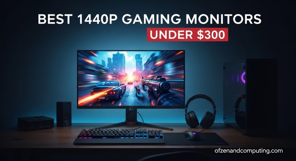10 Best 1440p Gaming Monitors Under $300 (March 2026) Buying Guide