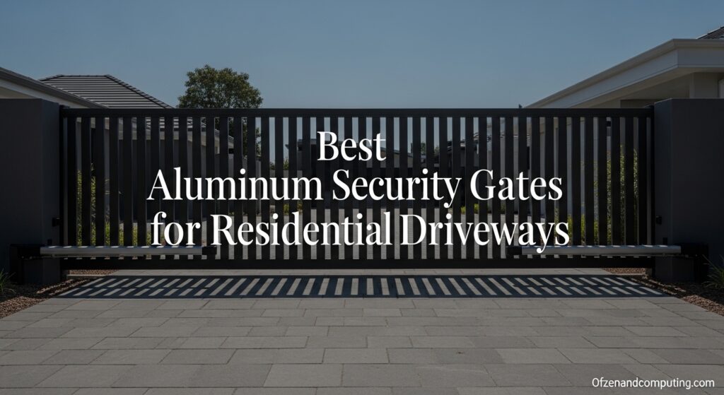 8 Best Aluminum Security Gates for Residential Driveways (March 2026)