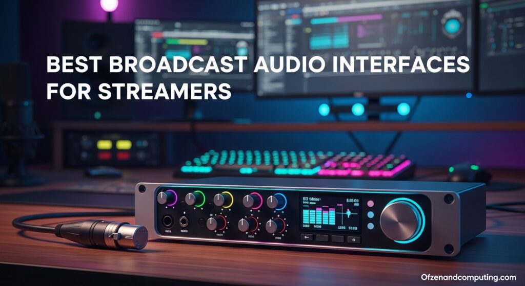 12 Best Broadcast Audio Interfaces for Streamers (June 2026) Expert Reviews