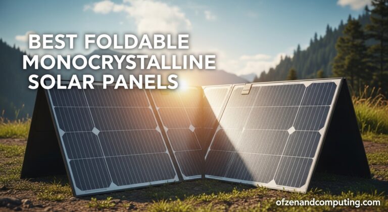 10 Best Foldable Monocrystalline Solar Panels (March 2026) Expert ...