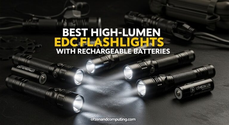 10 Best High-Lumen EDC Flashlights with Rechargeable Batteries (March ...