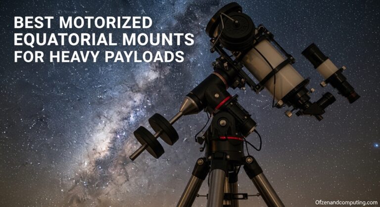 10 Best Motorized Equatorial Mounts for Heavy Payloads (March 2026)