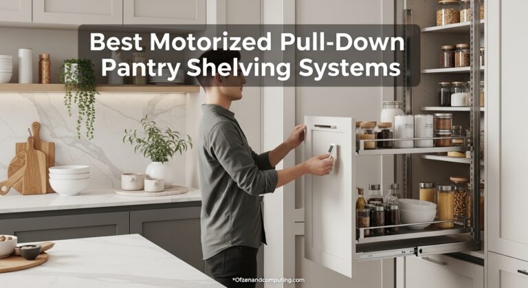 10 Best Motorized Pull-Down Pantry Shelving Systems (March 2026)