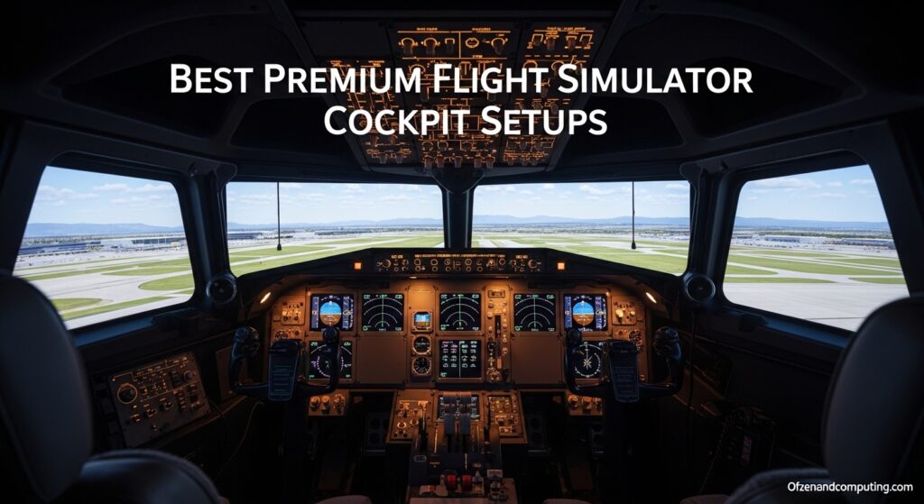 15 Best Premium Flight Simulator Cockpit Setups (April 2026)