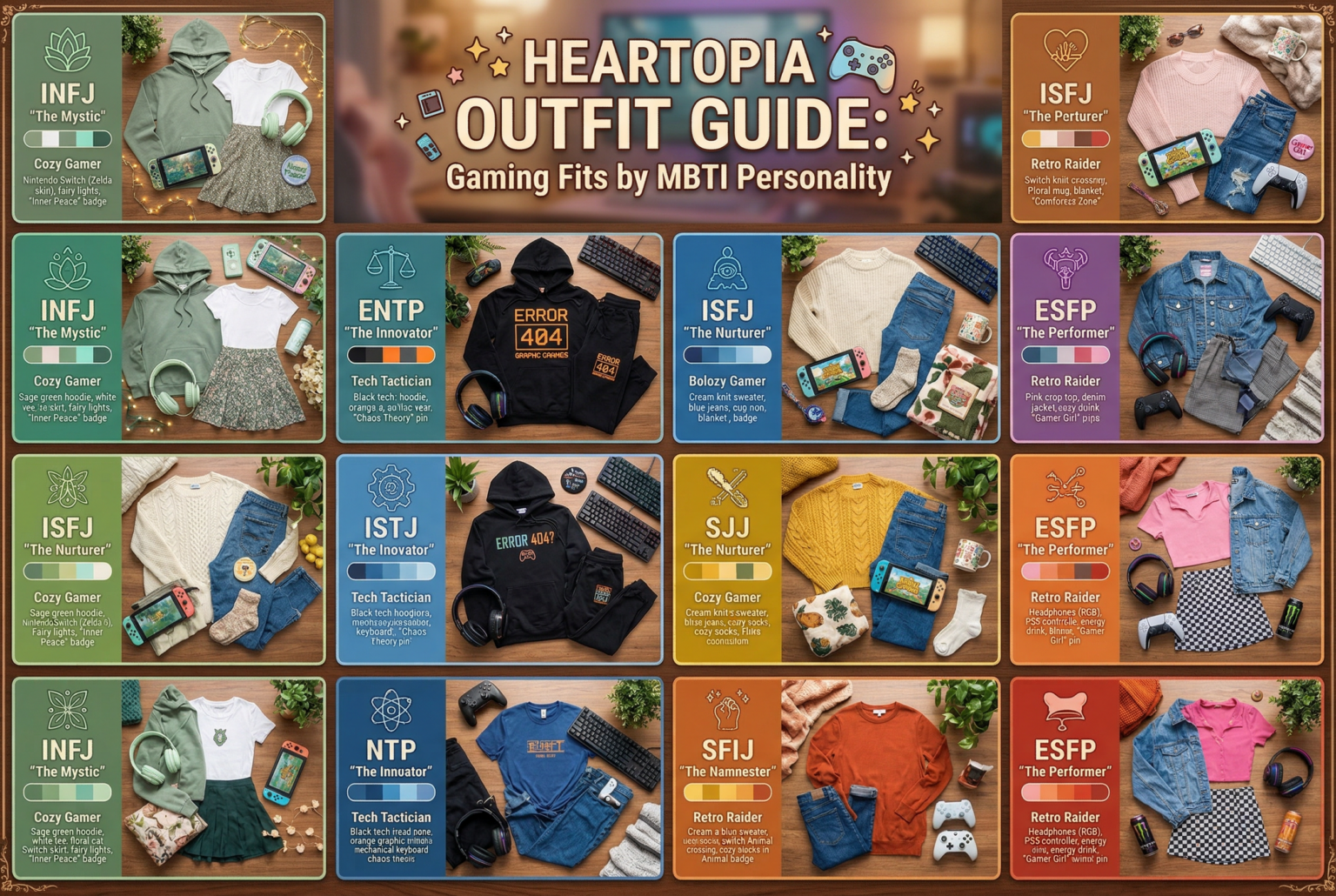 Heartopia MBTI Personality Outfit Guide (March 2026)