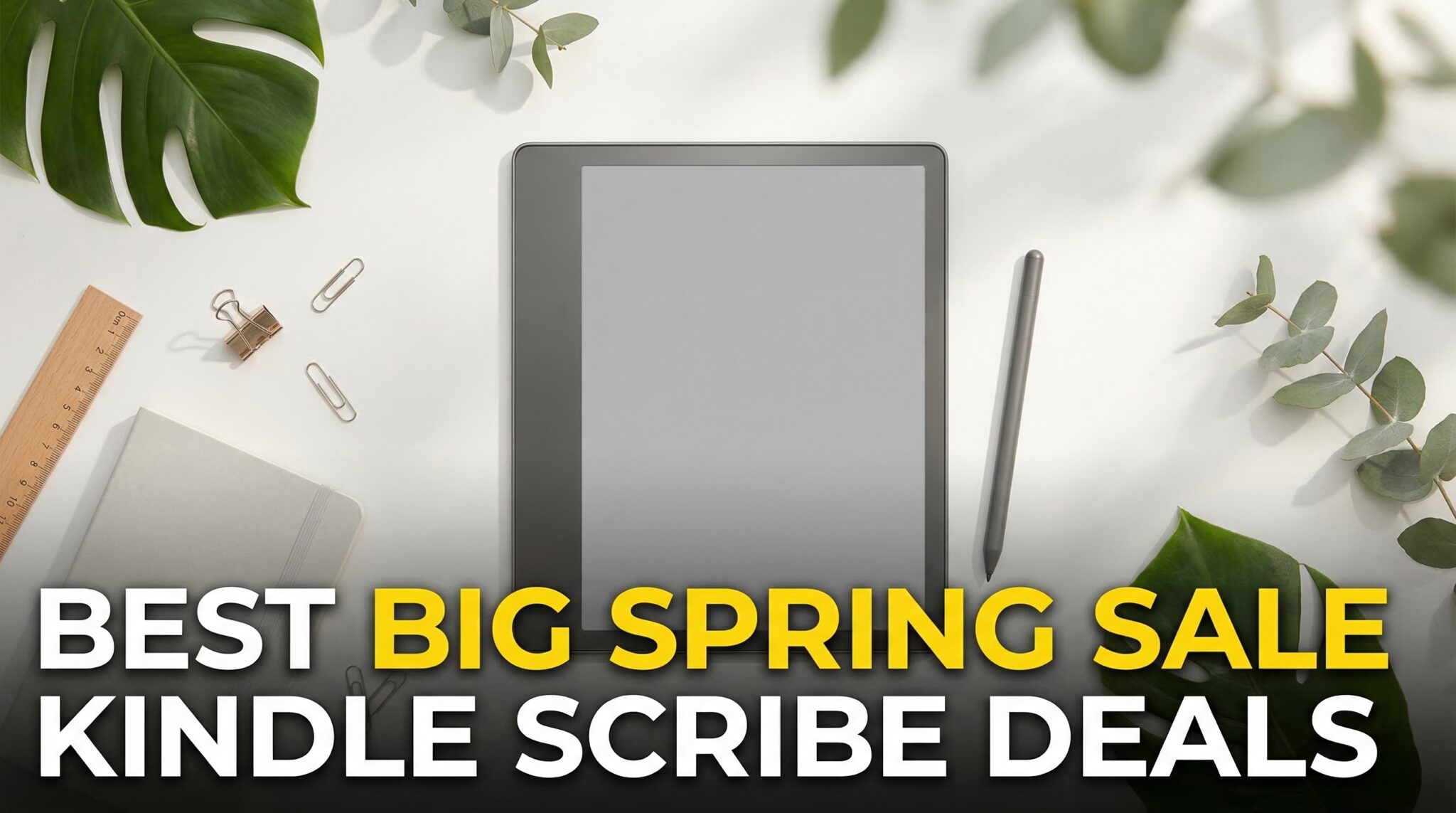 10 Best Big Spring Sale Kindle Scribe Deals (March 2026) On Amazon