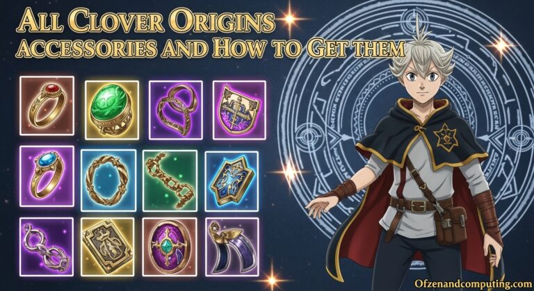 All Clover Origins Accessories and How to Get Them (April 2026)