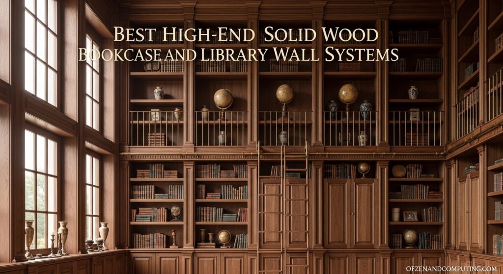 13 Best High-End Solid Wood Bookcase and Library Wall Systems (June 2026)