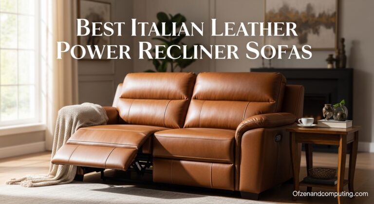 17 Best Italian Leather Power Recliner Sofas (June 2026)