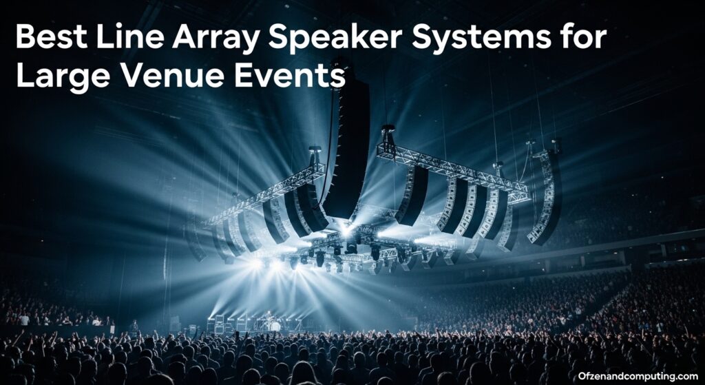 10 Best Line Array Speaker Systems for Large Venue Events (May 2026)