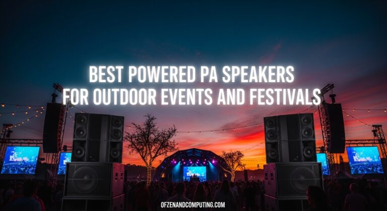 10 Best Powered PA Speakers for Outdoor Events and Festivals (June 2026 ...