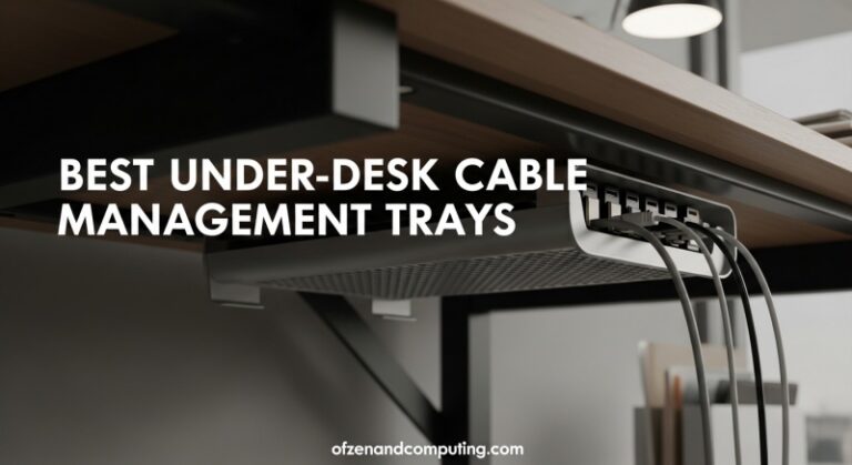 12 Best Under-Desk Cable Management Trays (June 2026) Model Tested and ...