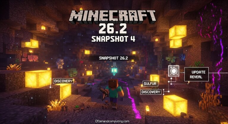 Minecraft 26.2 Snapshot 4 (April 2026) Sulfur Biome Changes