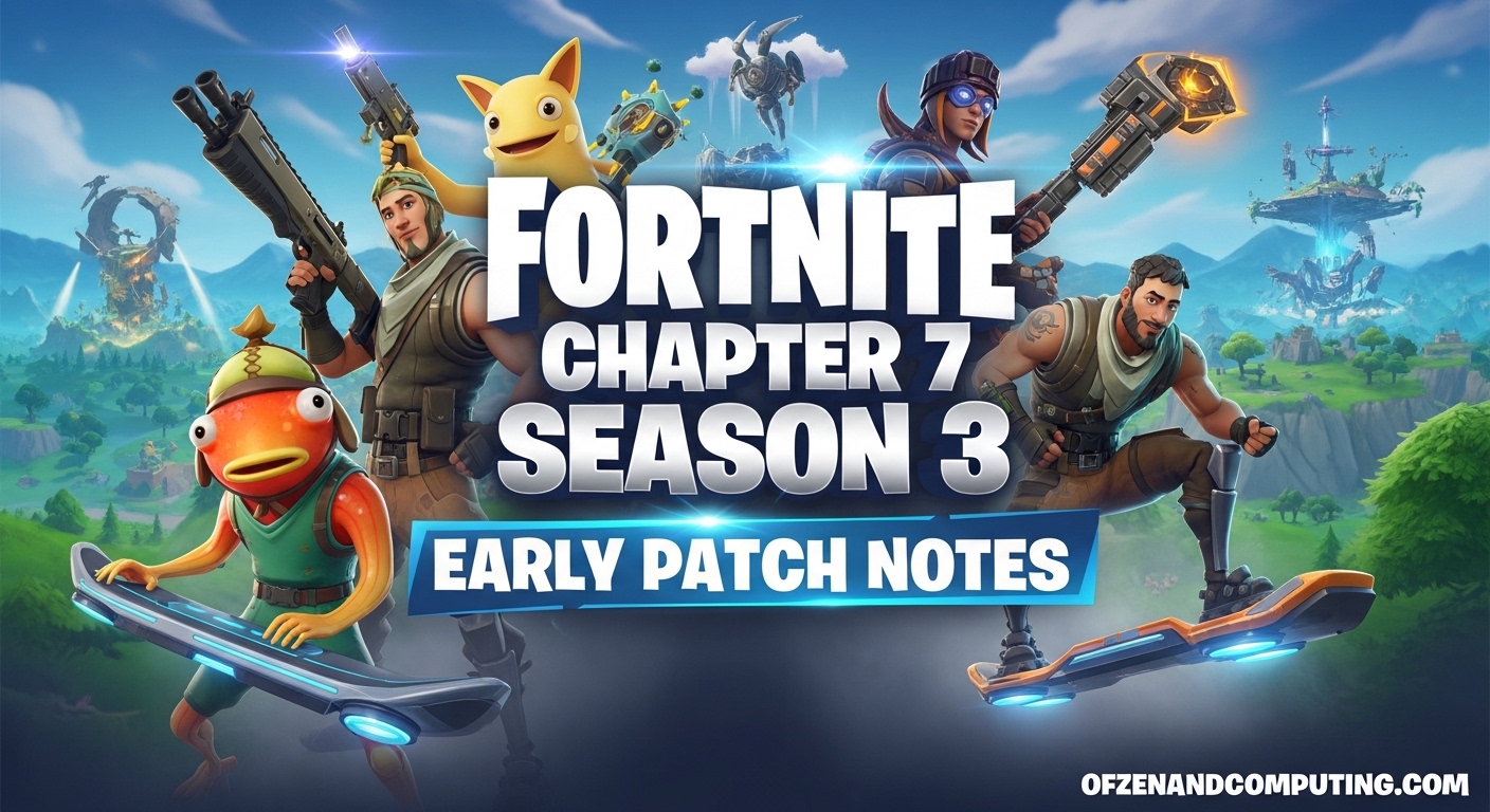 Fortnite Chapter 7 Season 3 Early Patch Notes (June 2026) Sprites Return