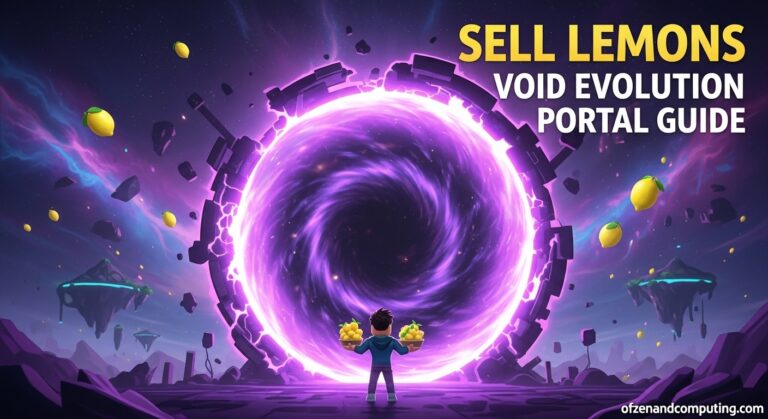Sell Lemons Void Evolution Portal Guide (June 2026)