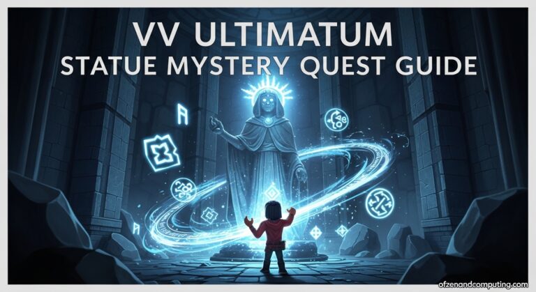 VV Ultimatum Statue Mystery Quest Guide (June 2026) Complete Walkthrough